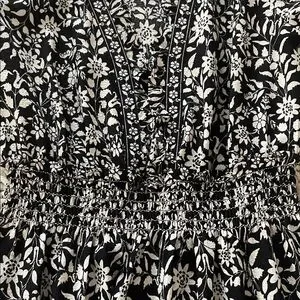 Max Studio | Dresses | Max Studio Black And White Floral Maxi Dress ...